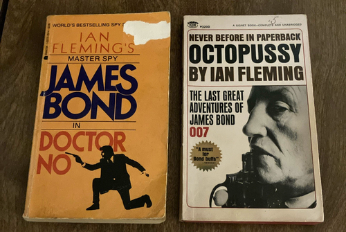 Ian Fleming, Vintage James Bond 007 Paperbacks, Lot of 2, ACCEPTABLE ...