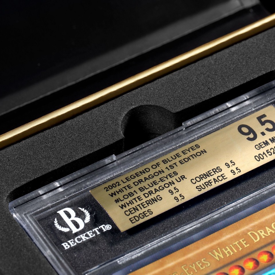 PSA-BGS-CGC Display Gift Case Gold/Blue | Graded Card Storage Box ...