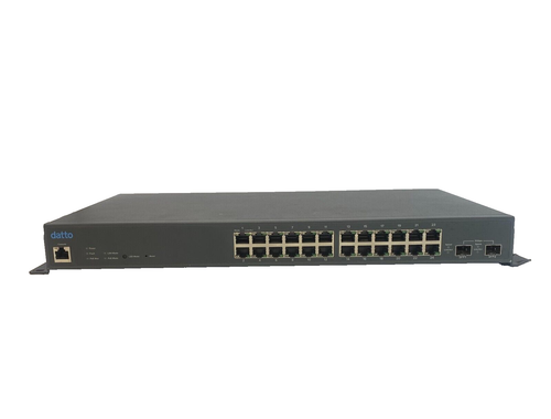 Datto E24v3 24 Port Gigabit PoE+ Cloud Managed Switch w/ 2 10G SFP+ ...