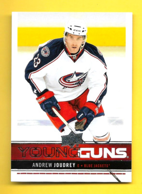 ANDREW JOUDREY 2012-13 UPPER DECK YOUNG GUNS ROOKIE RC CARD #217 BLUE ...