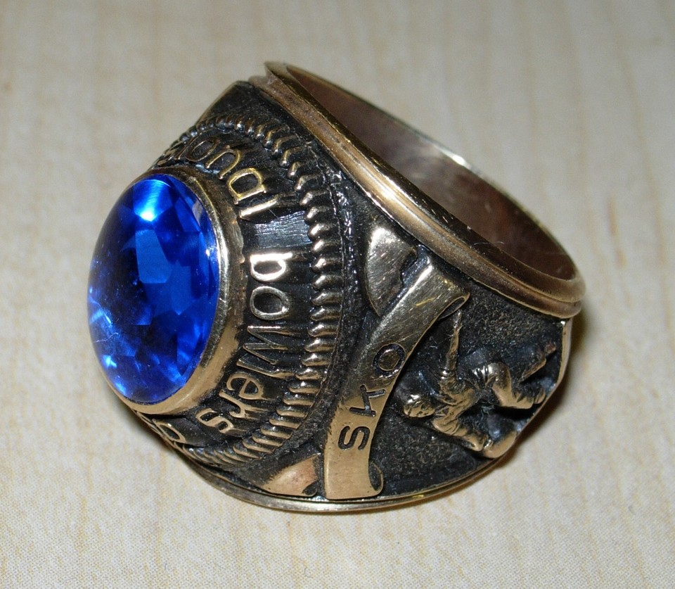 RARE 10K Yellow Gold PBA(Professional Bowlers Association) 1983 ...