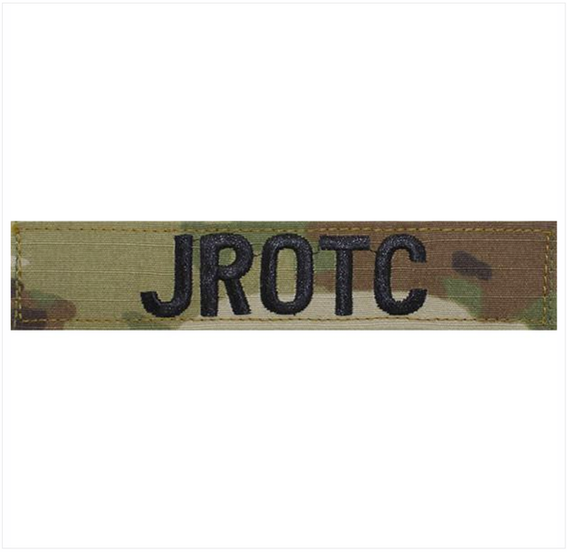 Vanguard ARMY JROTC NAME TAPE JROTC - EMBROIDERED ON OCP WITH HOOK for ...