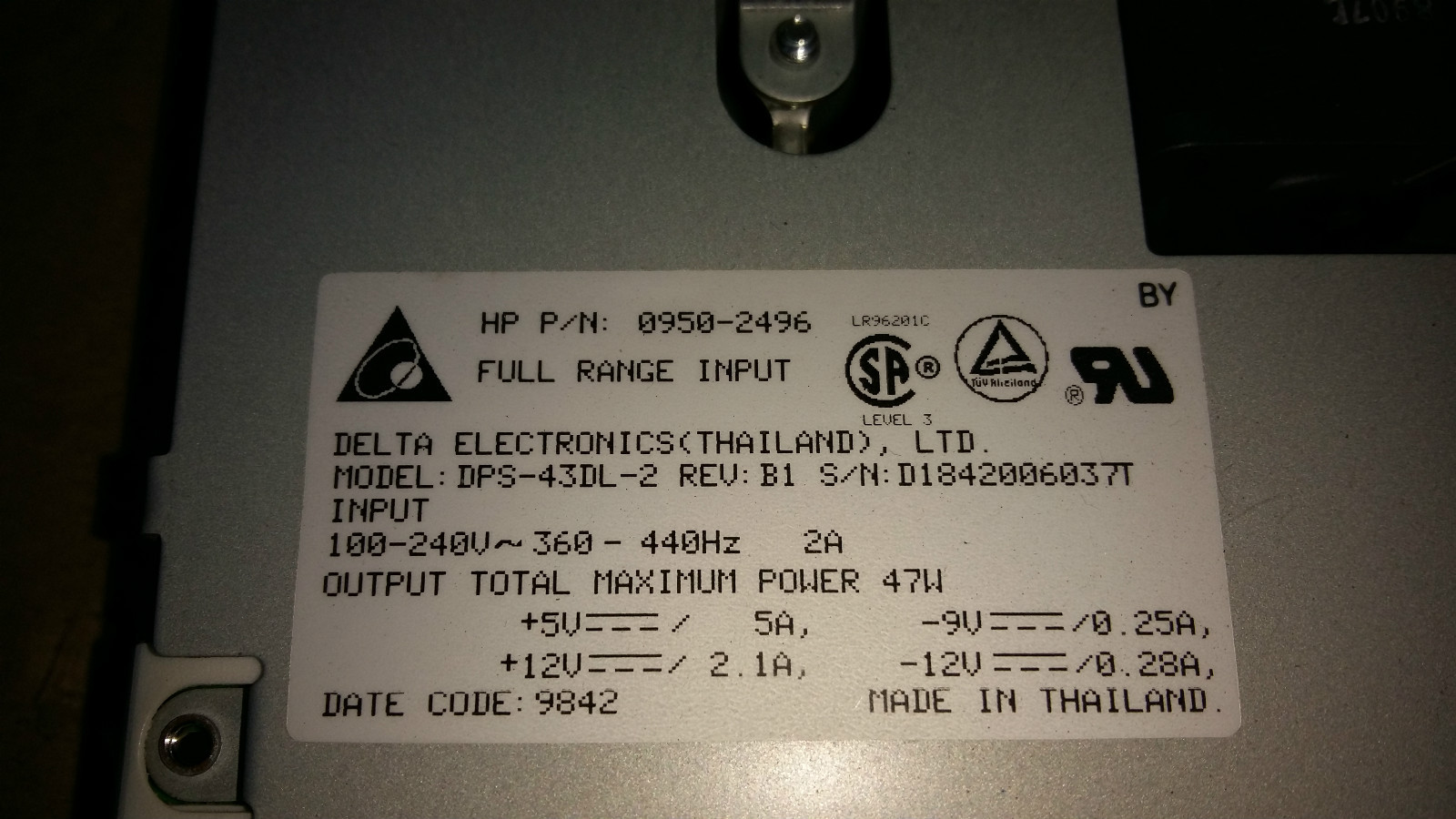 0950-2496 PSU Assy for HP 53132A / 53131A / 53181A RF Frequency ...