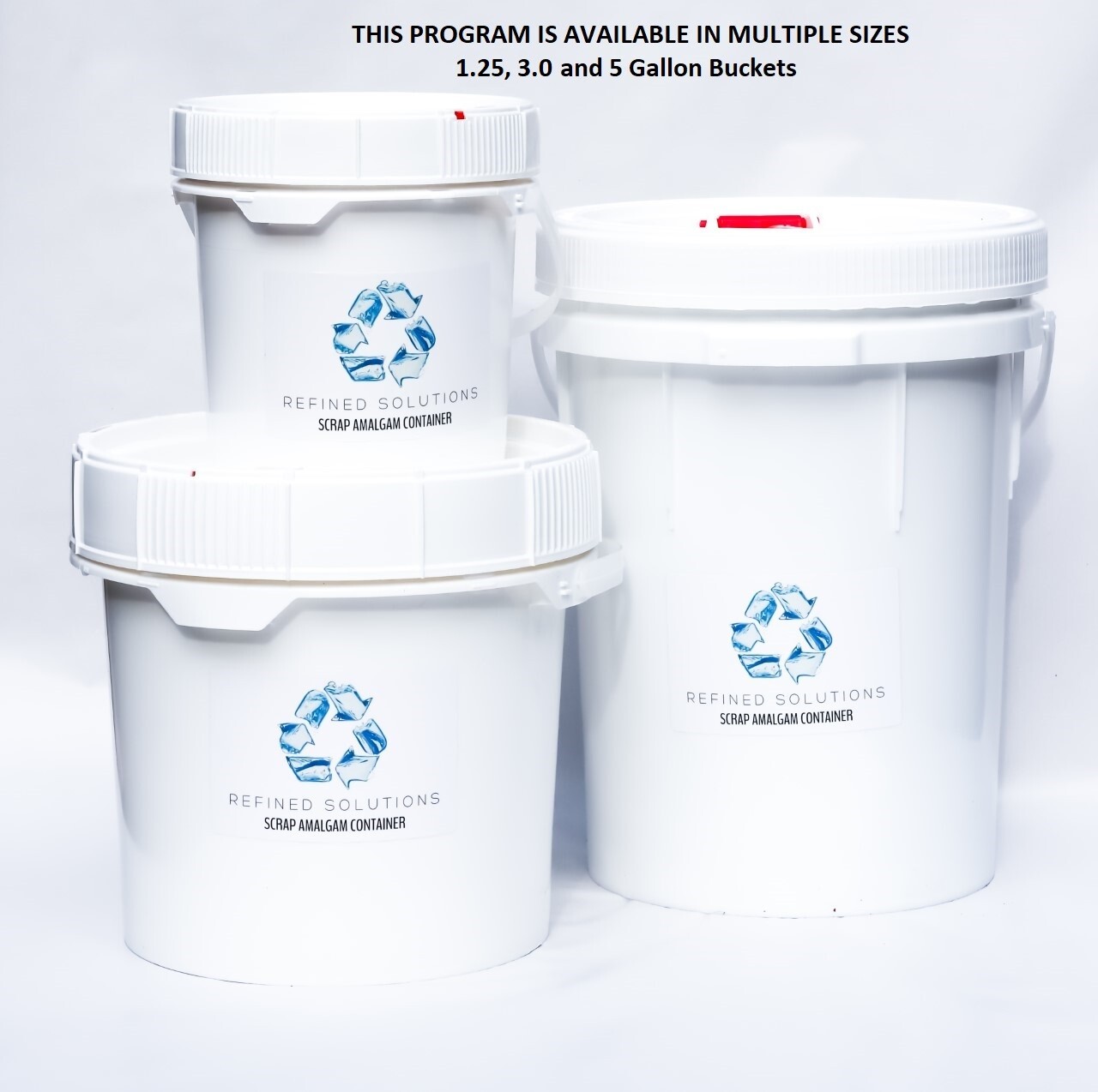 Scrap Amalgam 3.50 Gallon Recycle Bucket | Medical Dental Waste ...