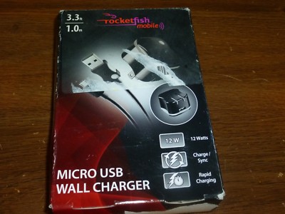 Rocketfish RF- AC1U2M Mobile/Travel/Portable Micro USB Wall Charger | eBay