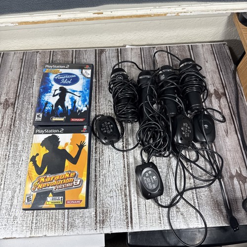 Microphones Lot USB; PS2, PS3, XBOX, & WII, Rock Band, Disney, Konami ...