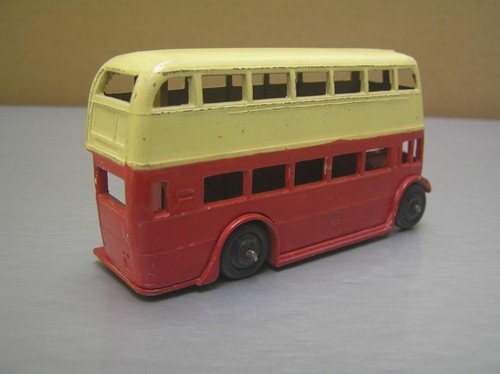 Dinky Toys 29C AEC Double Decker bus red and cream made in England VGC ...