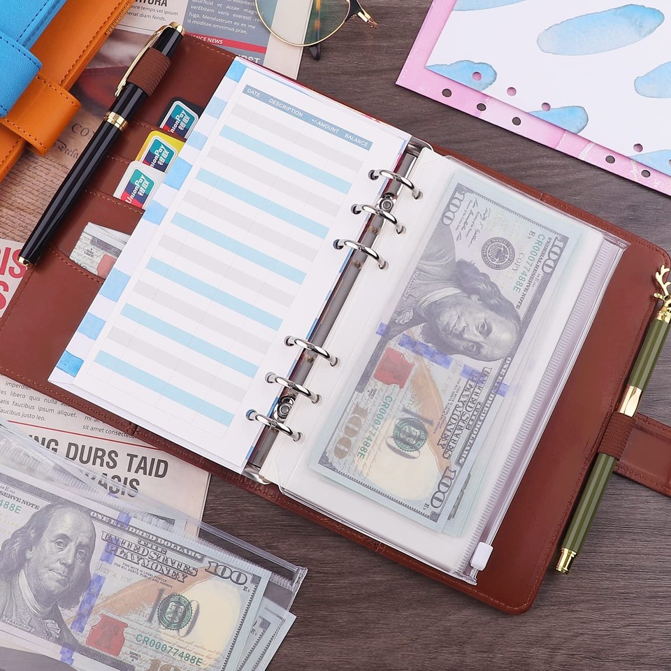 A6 Binder 6 Ring Refillable Notebook Budget Planner for A6 Filler Paper ...