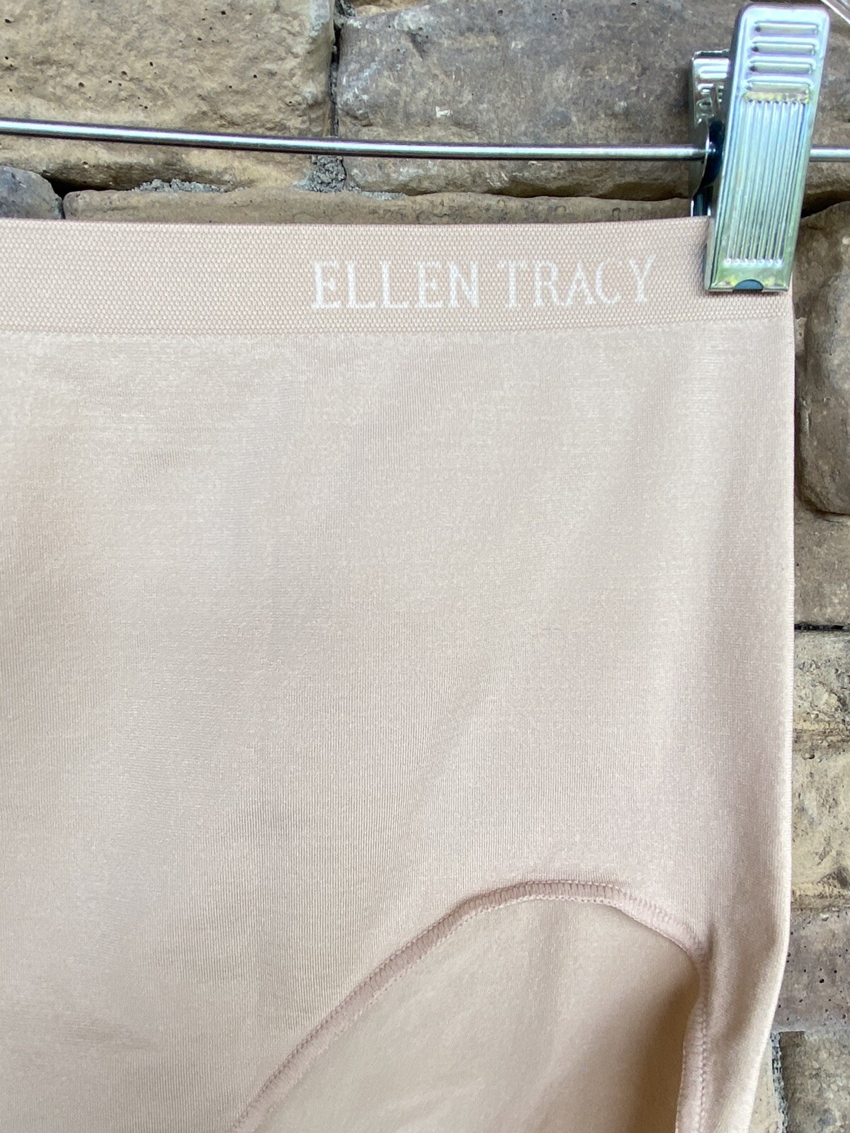 Ellen Tracy Essential High Waist 8 XL Nude Nylon Underwear Panties ...