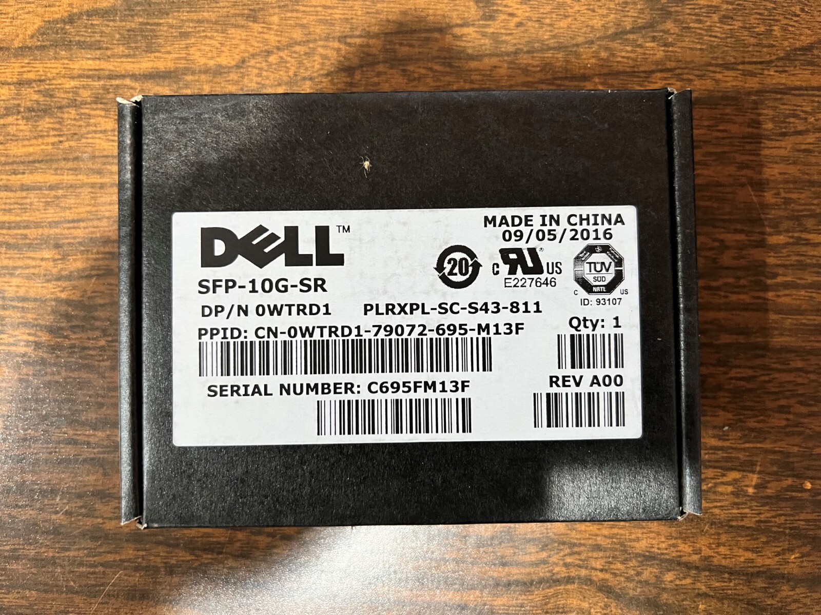 NEW in box Dell 0WTRD1 10G SFP+ SR 850NM Transciever Module ...