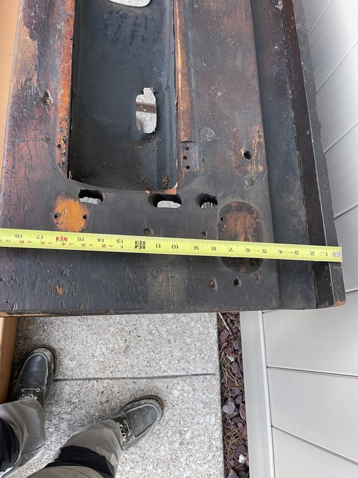 VINTAGE ANTIQUE INDUSTRIAL SALTZMAN CHICAGO CAST IRON TABLE | eBay