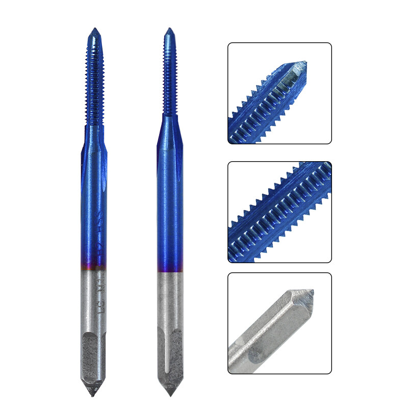 10pcs Metric Machine Thread Tap Set M1-M3.5 HSS Screw Tap Drill Set Tap ...