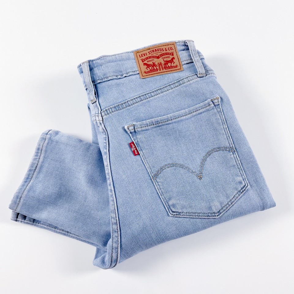 Levi’s 721 Jeans Women’s High Rise Skinny Azure Mood Light Blue 18882 ...