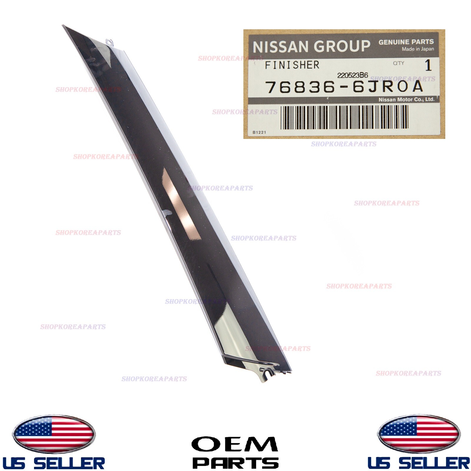 GENUINE NISSAN ARMADA INFINITI QX56 QX80 RIGHT FRONT PILLAR FINISHER ...