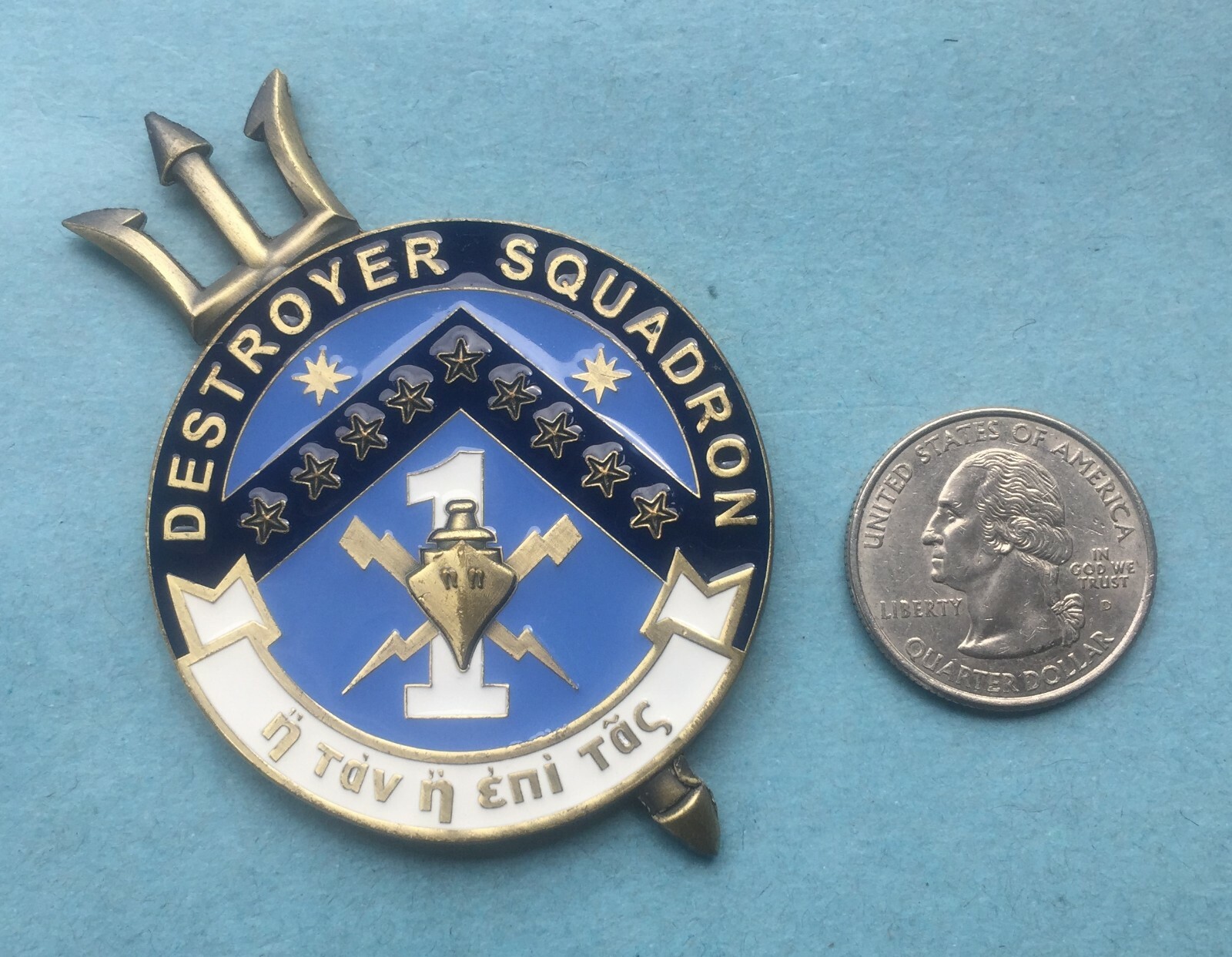 US NAVY CHALLENGE COIN DESTROYER SQUADRON 1 (DESRON 1) CHIEF CPO | eBay