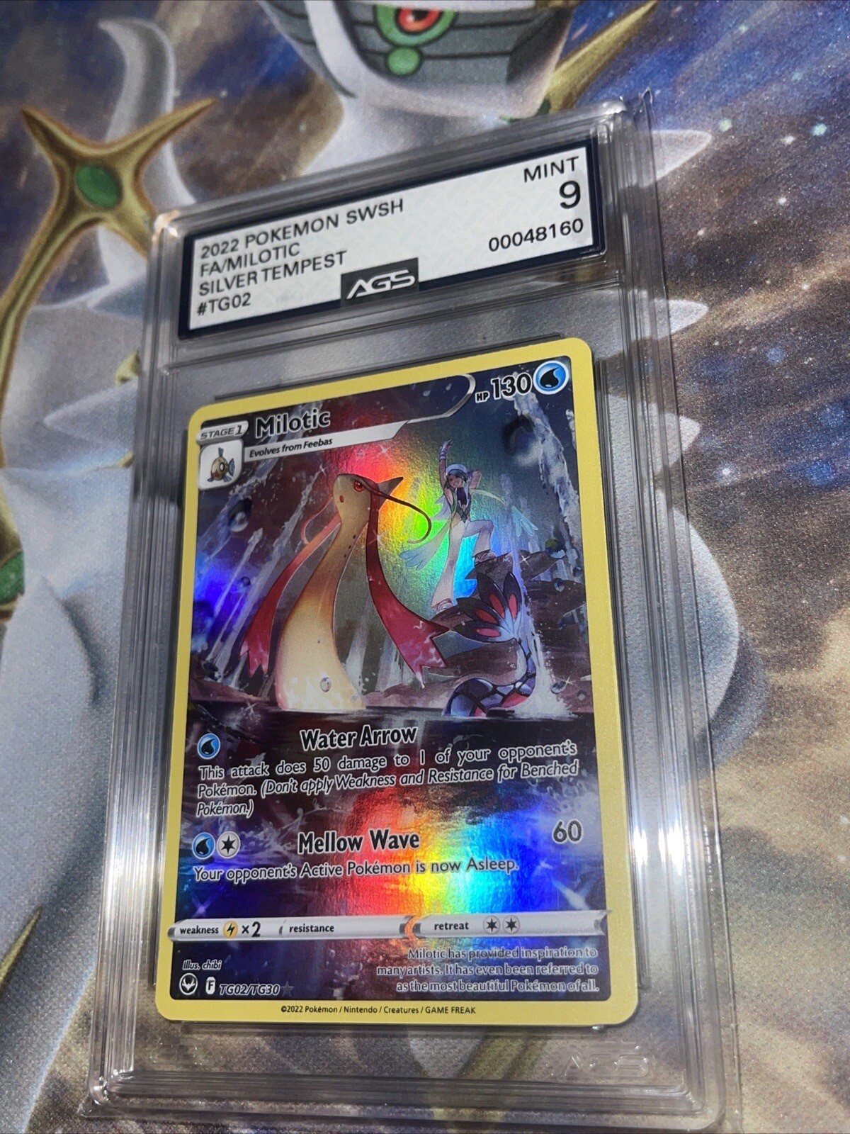 Pokémon TCG Milotic SWSH12: Silver Tempest Trainer Gallery TG02/TG30 ...