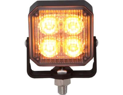 Post-Mounted 3 Inch Amber LED Strobe Light | eBay