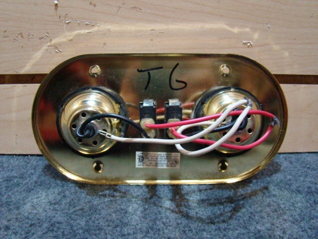 USED RV Liteco Boat Double Cabin Light Y-606 12 Volt 8 x 4 Inch ...