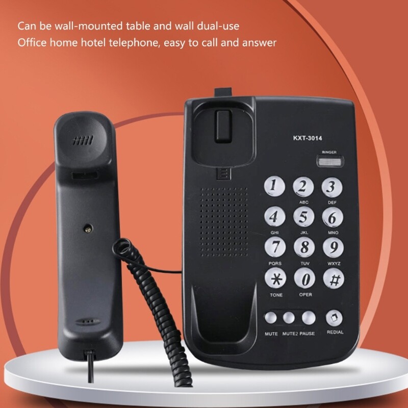 Corded Landline Telephone Desk House Phone with Large Buttons Home ...