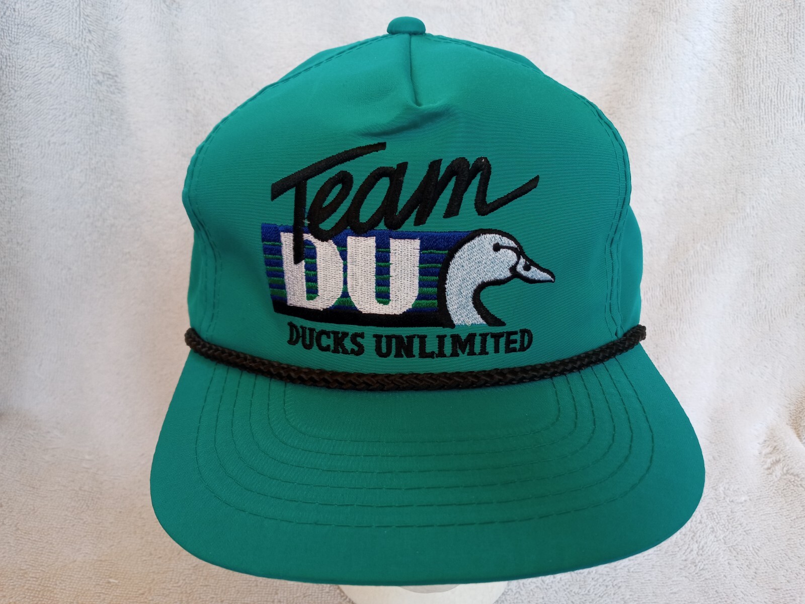 Vintage DU Ducks Unlimited 90's Snapbak Hat - Gem