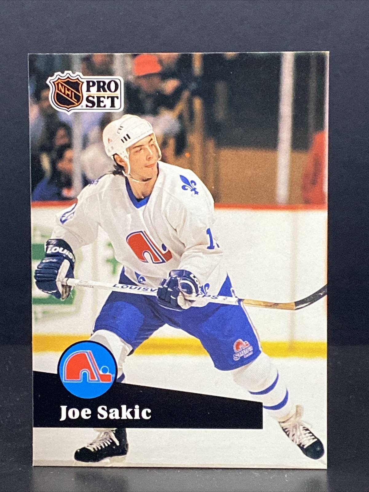 1991-92 Pro Set French #199 Joe Sakic Quebec Nordiques HOF | eBay