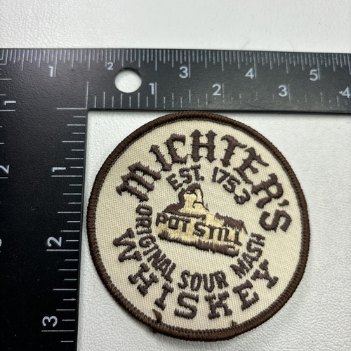 Vintage MICHTER’S ORIGINAL SOUR MASH WHISKEY Patch (Advertising ...