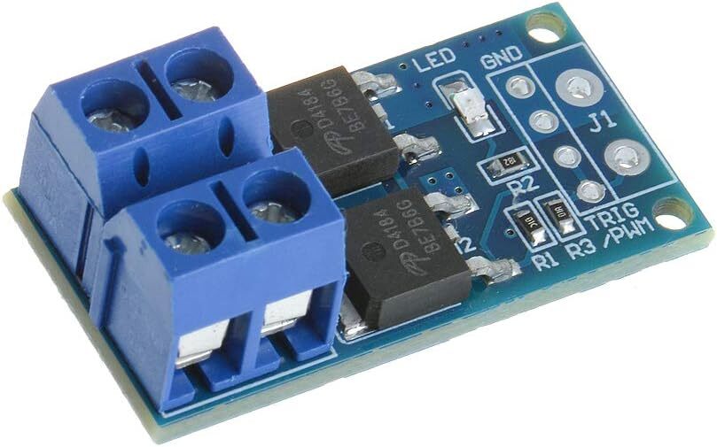 Dual MOSFET Driver 3.3-20V trigger, 15A 400W PCB Module 2 MOS FET ...