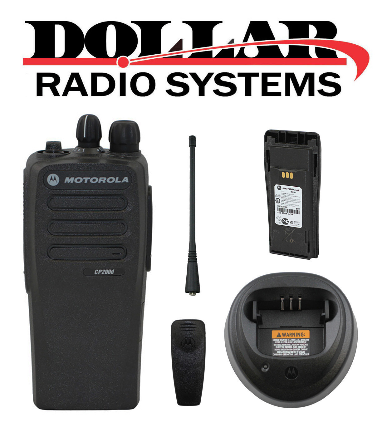 Motorola CP200D UHF 403-470Mhz 16Ch 4W Digital Analog Radio ...