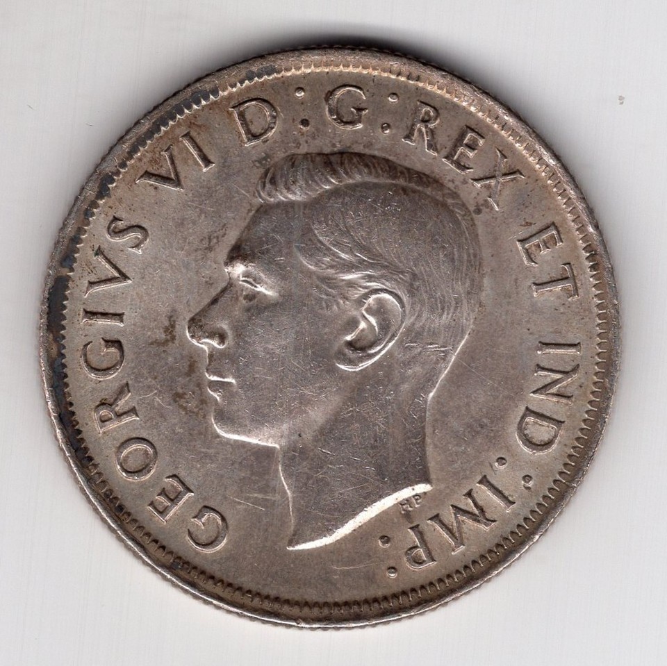 1937 CANADA ONE 1 DOLLAR GEORGE VI SILVER DOLLAR COIN | eBay
