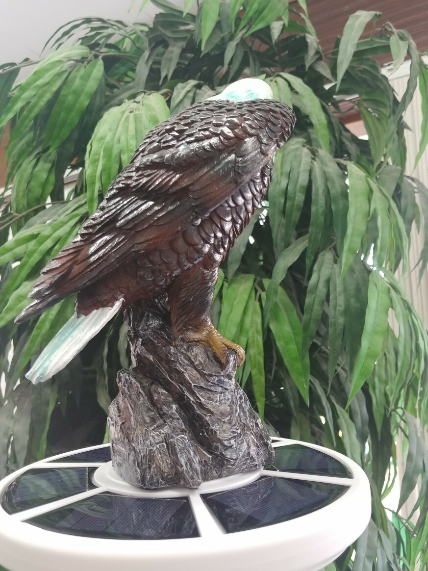 Flagpole Large Eagle Display Topper Finial Ball Hand Painted USA ...