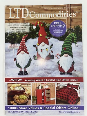 LTD COMMODITIES CATALOG Christmas Gifts 2021 84 pages! Collectible ...