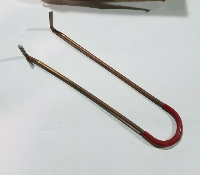 1" X 6" COPPER WIRE HANGER - COATED - PIPE HOOK - BOX OF 50 | eBay