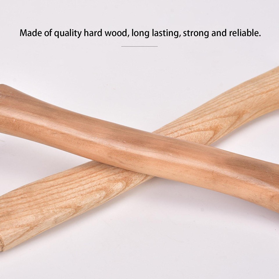 15" Axe Handle Hammer Wood Replacement Handle Long Curved Durable Axe ...