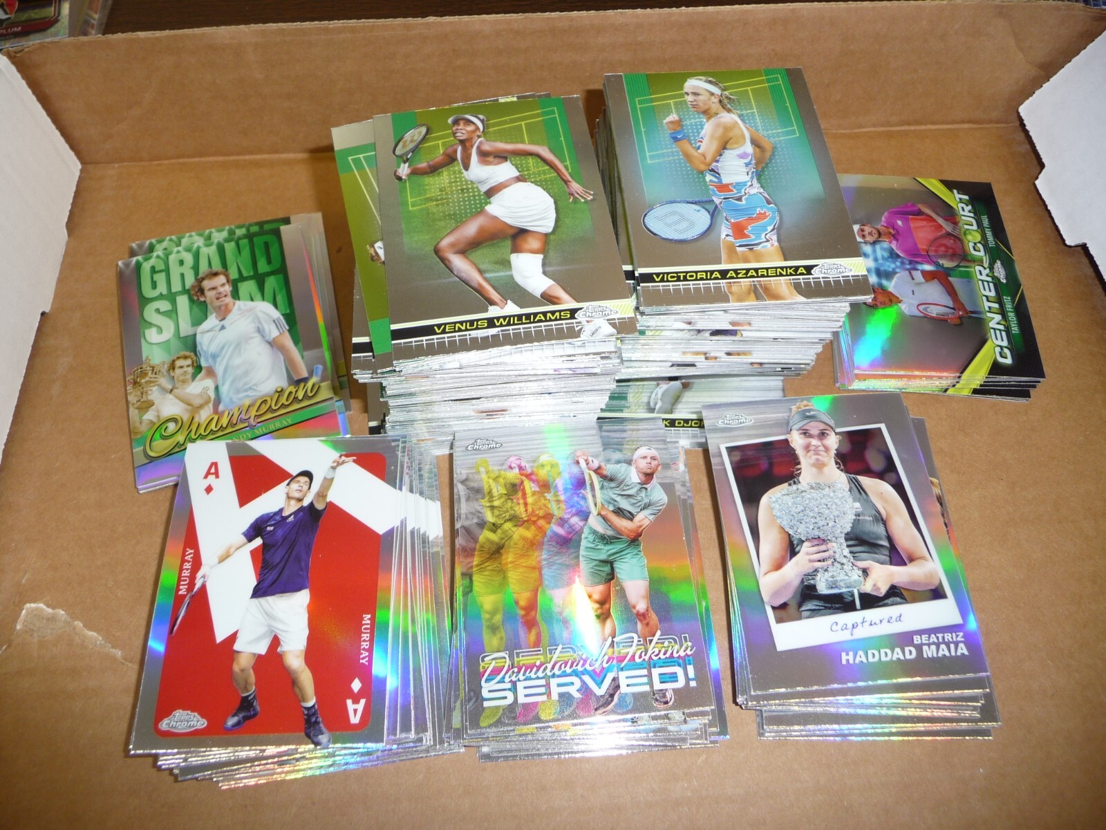 2024 Topps Chrome TENNIS NEAR COMPLETE MASTER SET 200 BASE 100 INSERTS ...
