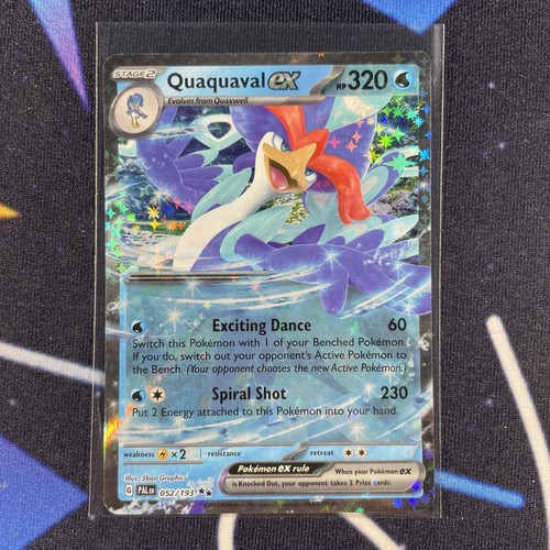 Quaquaval ex 052/193 Pokémon TCG Paldea Evolved Double Rare | eBay