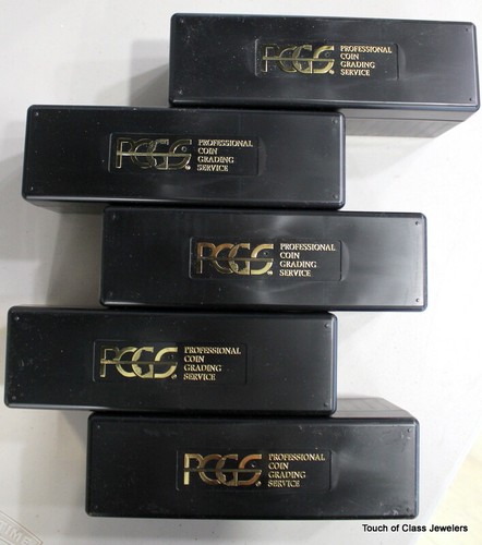 One PCGS Black Plastic Storage Box for PCGS Graded Coins | eBay