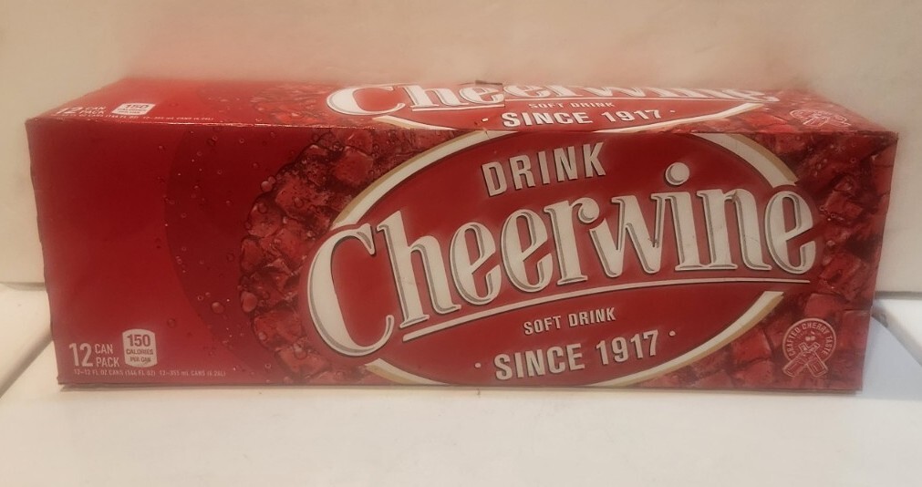 Cheerwine Soda 12oz Cans Iconic Cherry Flavor Pack of 12 Fast Shipping ...