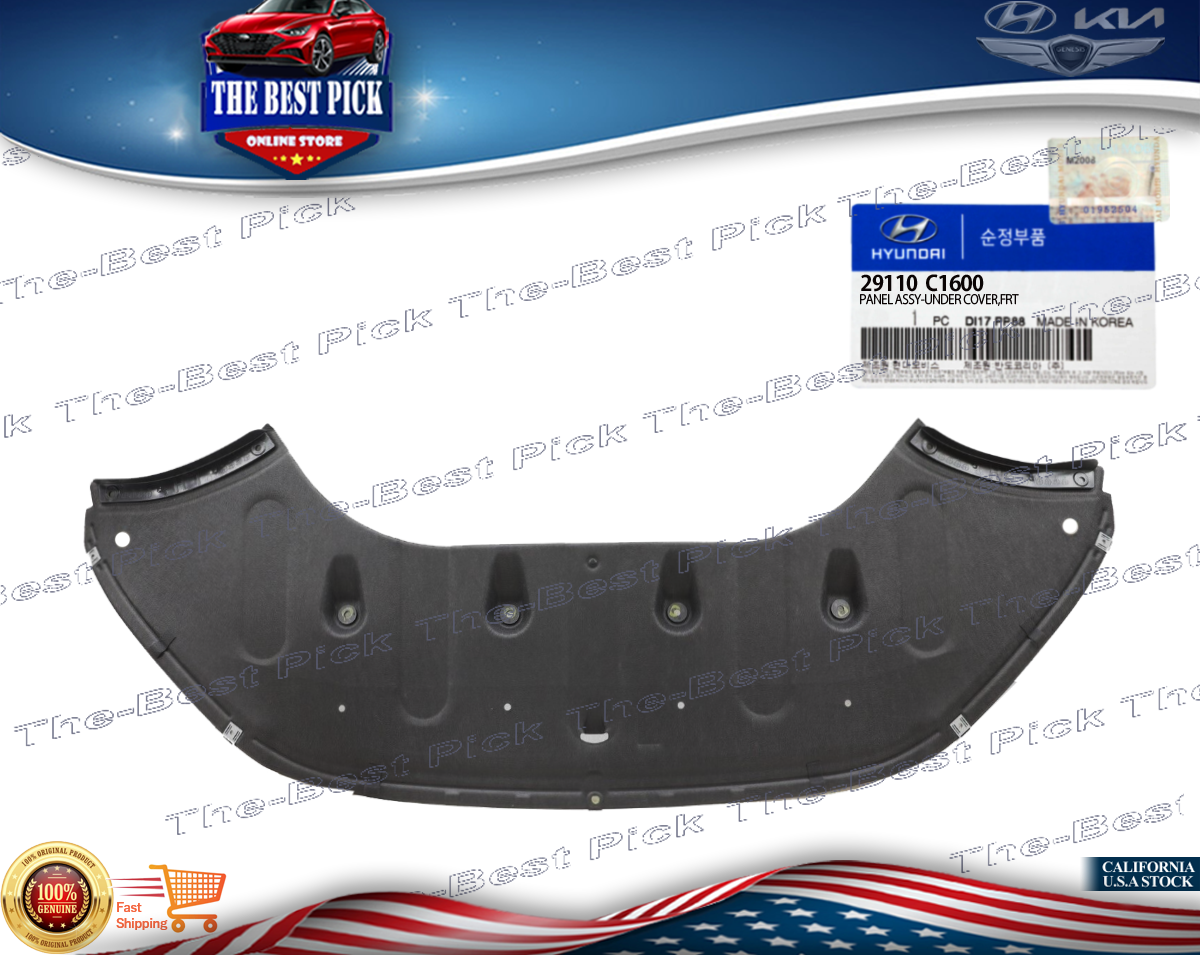 ⭐GENUINE⭐ PANEL UNDER COVER FRONT FOR HYUNDAI SONATA HYBRID 2017-2019 ...
