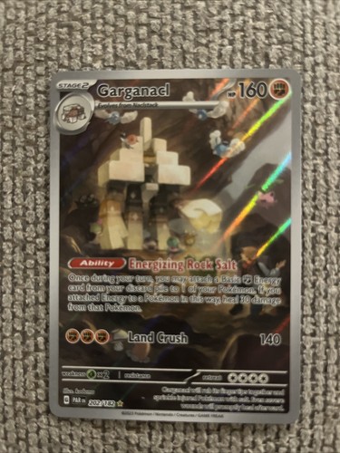 Pokémon TCG Garganacl Paradox Rift 202/182 Holo Illustration Rare | eBay