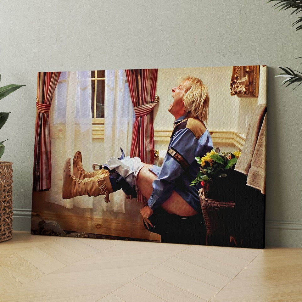 Dumb and Dumber Toilet Scene Funny Bathroom Movie Canvas Wall Art Print ...