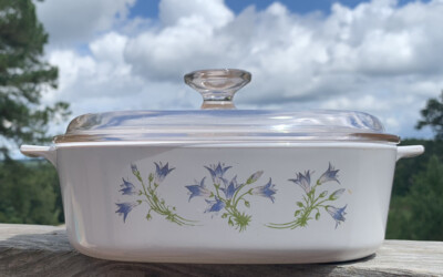 Corning Ware Rare Blue Dusk Pattern A-2-B 2 Qt Casserole With Pyrex A9C ...