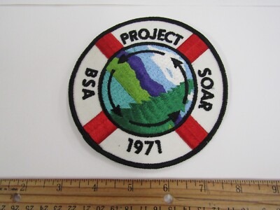 VINTAGE BOY SCOUT SCOUTING PATCH PROJECT SOAR BSA 1971 | eBay