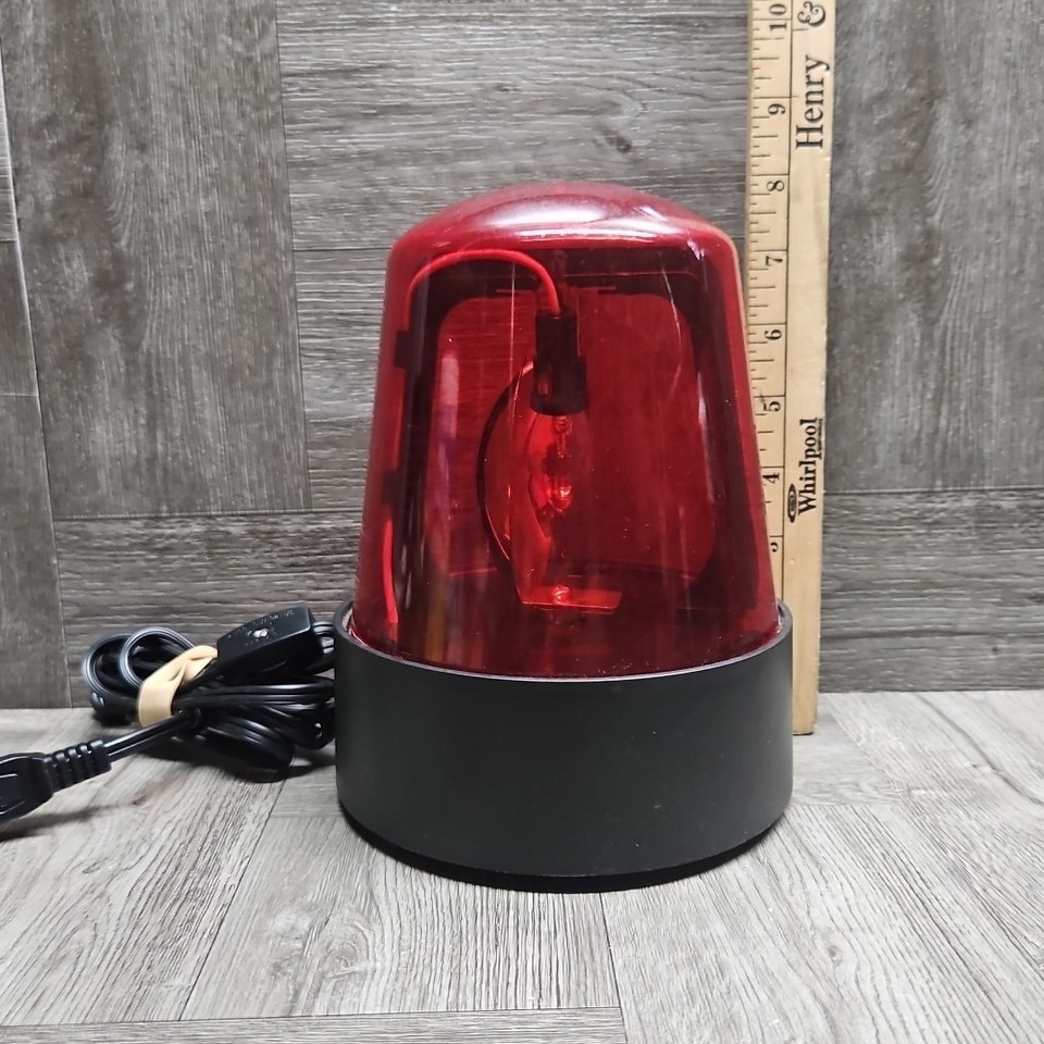 Vintage Beacon Rotating Red Party Light DJ Disco Dance Light 7" | eBay