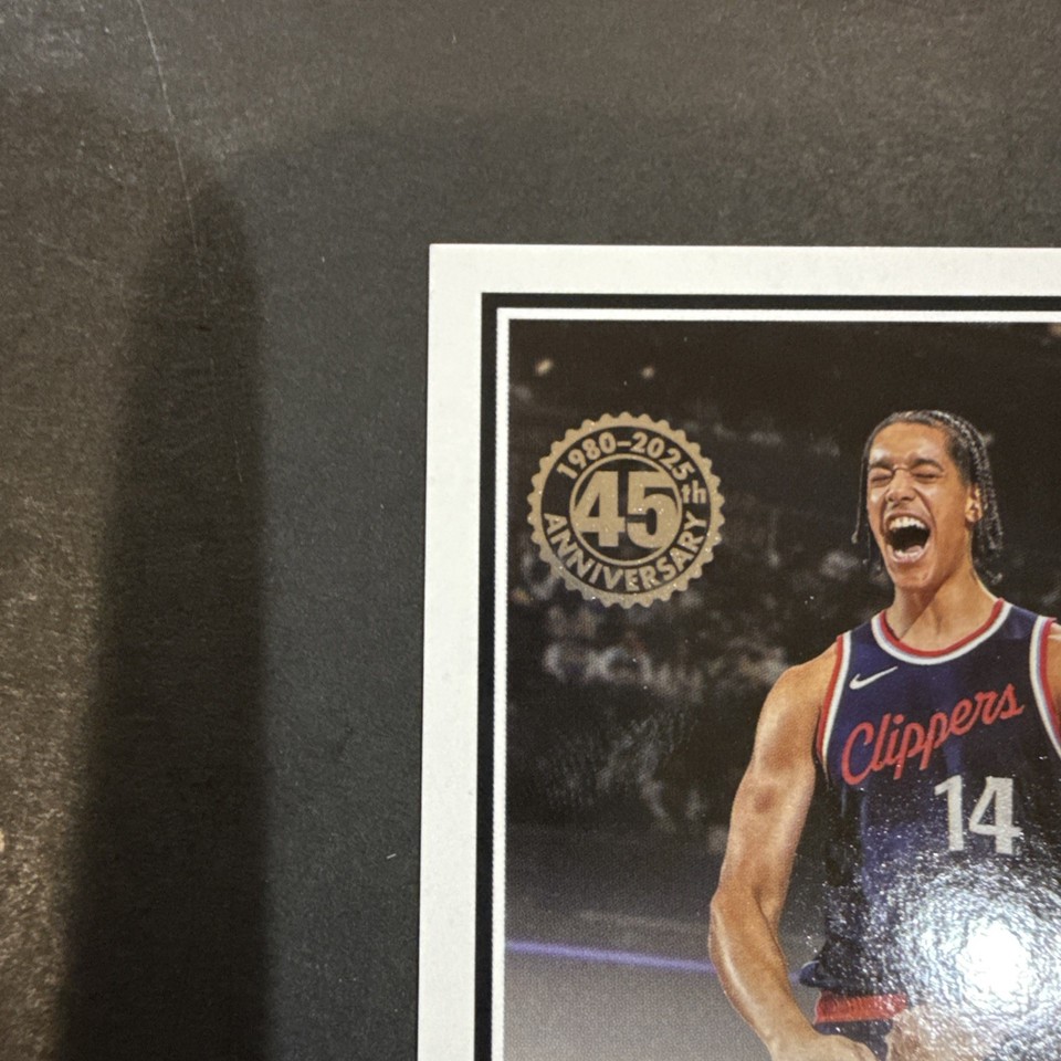 2025-26 Topps Yanic Konan-Niederhauser RC On Card Auto 45th Anniversary ...