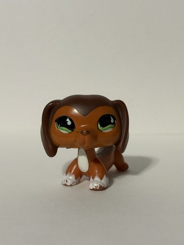 Authentic Littlest Pet Shop LPS #675 Authentic Brown Dachshund Savannah ...