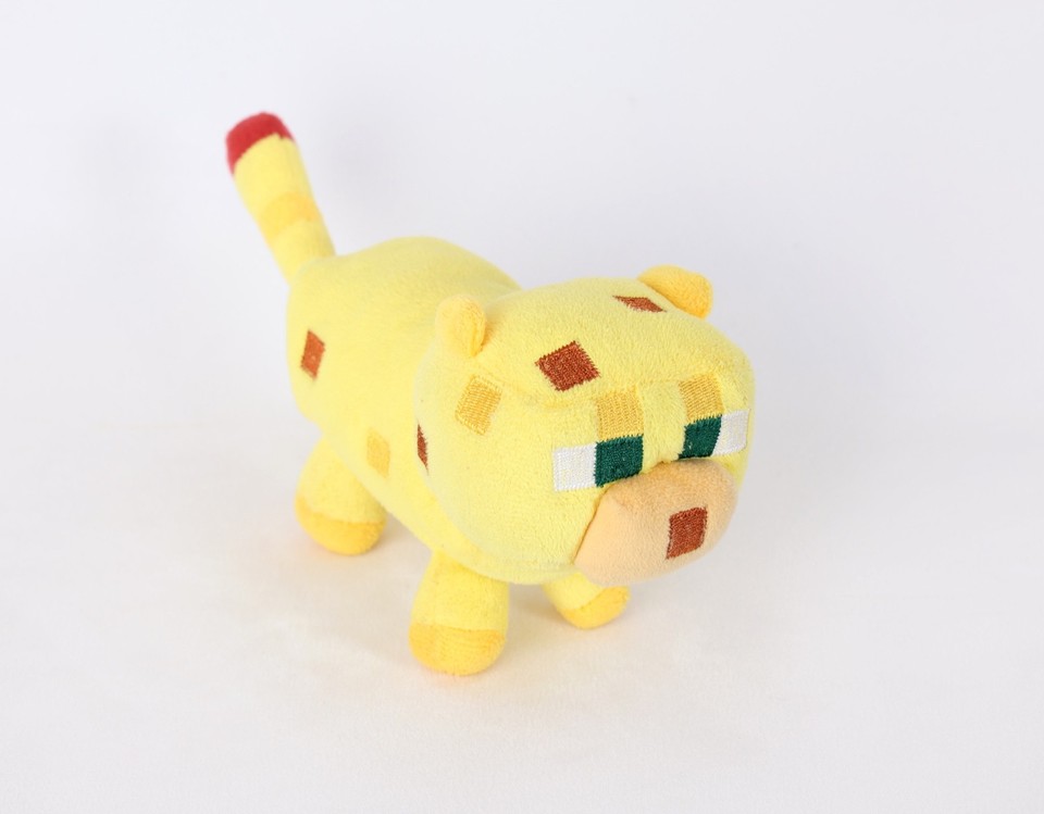 Minecraft Ocelot Plush Stuffed Animal Mojang Cheetah Leopard Toy 9" | eBay