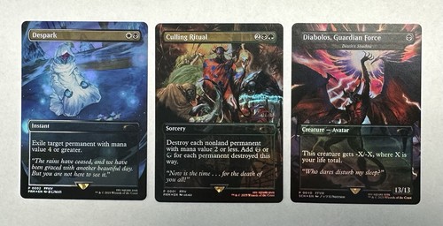 Lot of (3) 2025 Final Fantasy MTG Culling Ritual Despark Diablos Foils ...