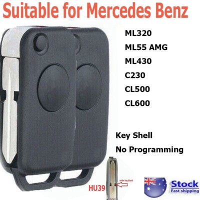 2XRemote Key Shell Fob To suit Mercedes Benz ML430 E500 SL320 SL500 ...