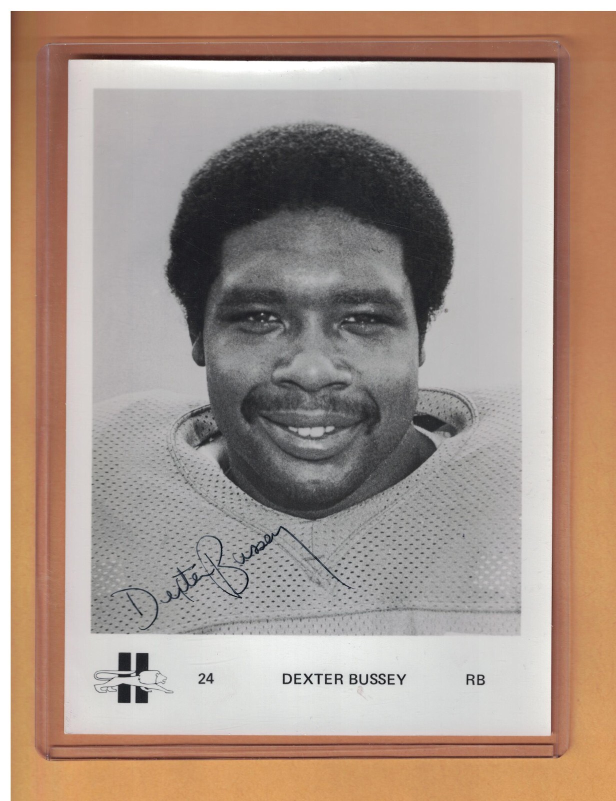 DEXTER BUSSEY Detroit Lions AUTOGRAPHED 5x7 PHOTO SIGNED | eBay
