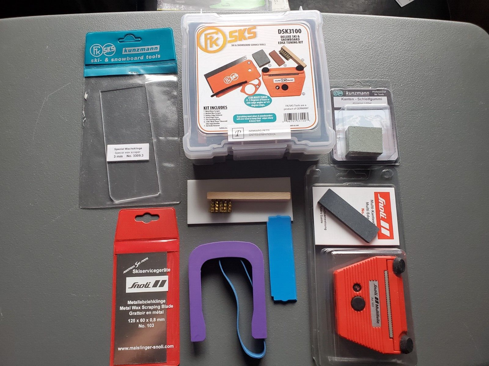 Kunzmann DELUXE SKI & SNOWBOARD TUNING KIT - FK/SKS tools- | eBay